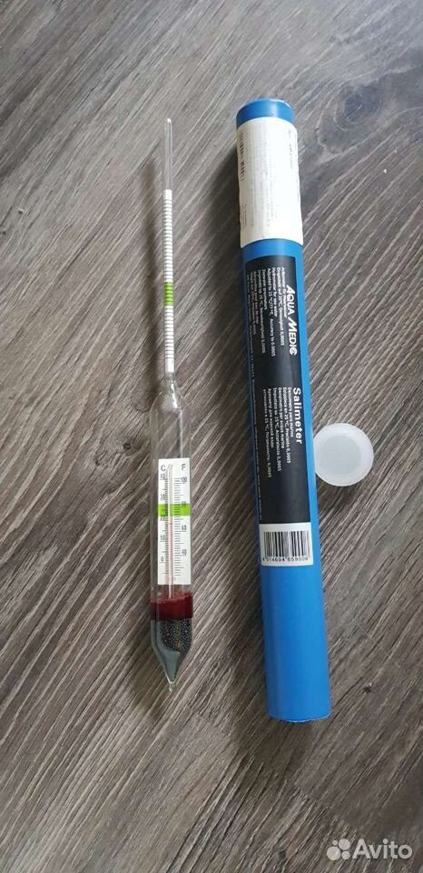 Ареометр точный aqua medic для морской воды