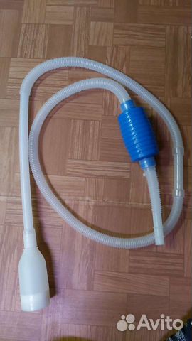 Сифон с грушей для аквариума