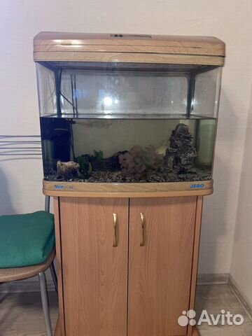 Аквариум с тумбой и фильтром, нагревателем и аэрат