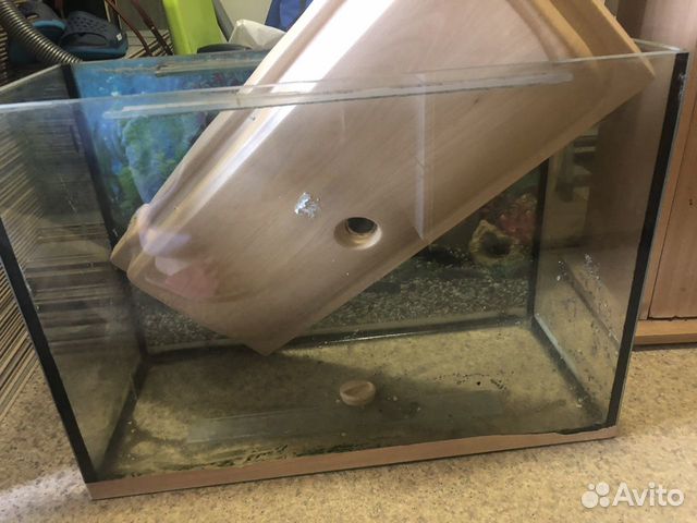 Аквариум 100 литров с тумбой бу