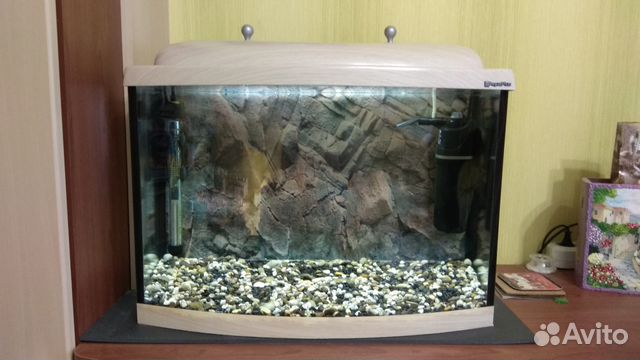 Аквариум AquaPlus STD Ф50 фигурный, выбеленный дуб
