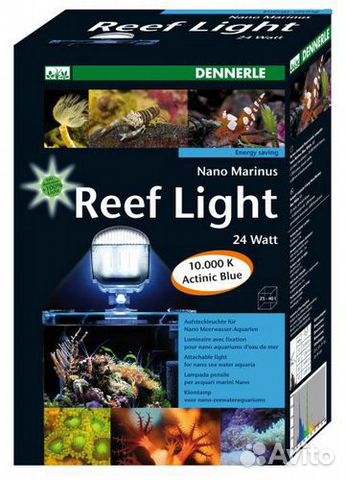 Dennerle NanoCube 60 л. и Nano Marinus ReefLight A