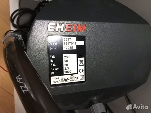 Eheim 2217 + шланги+ заборная трубка