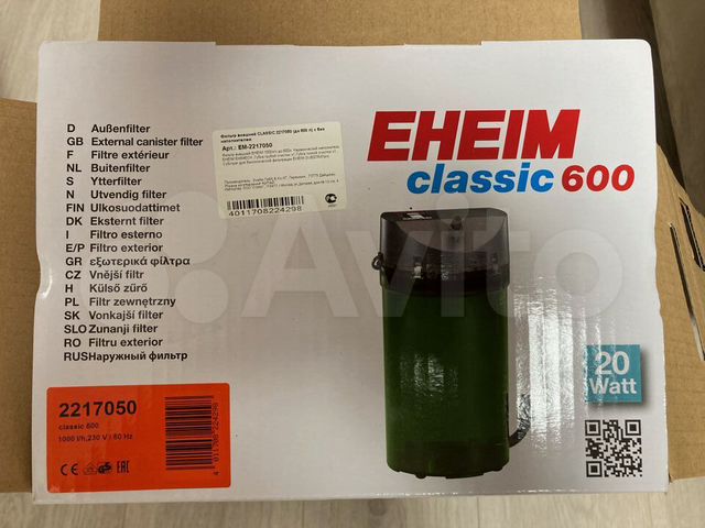 Eheim 2217 внешний фильтр