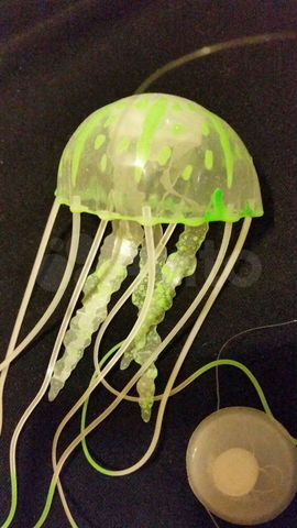 Медуза в аквариум силиконовая новая